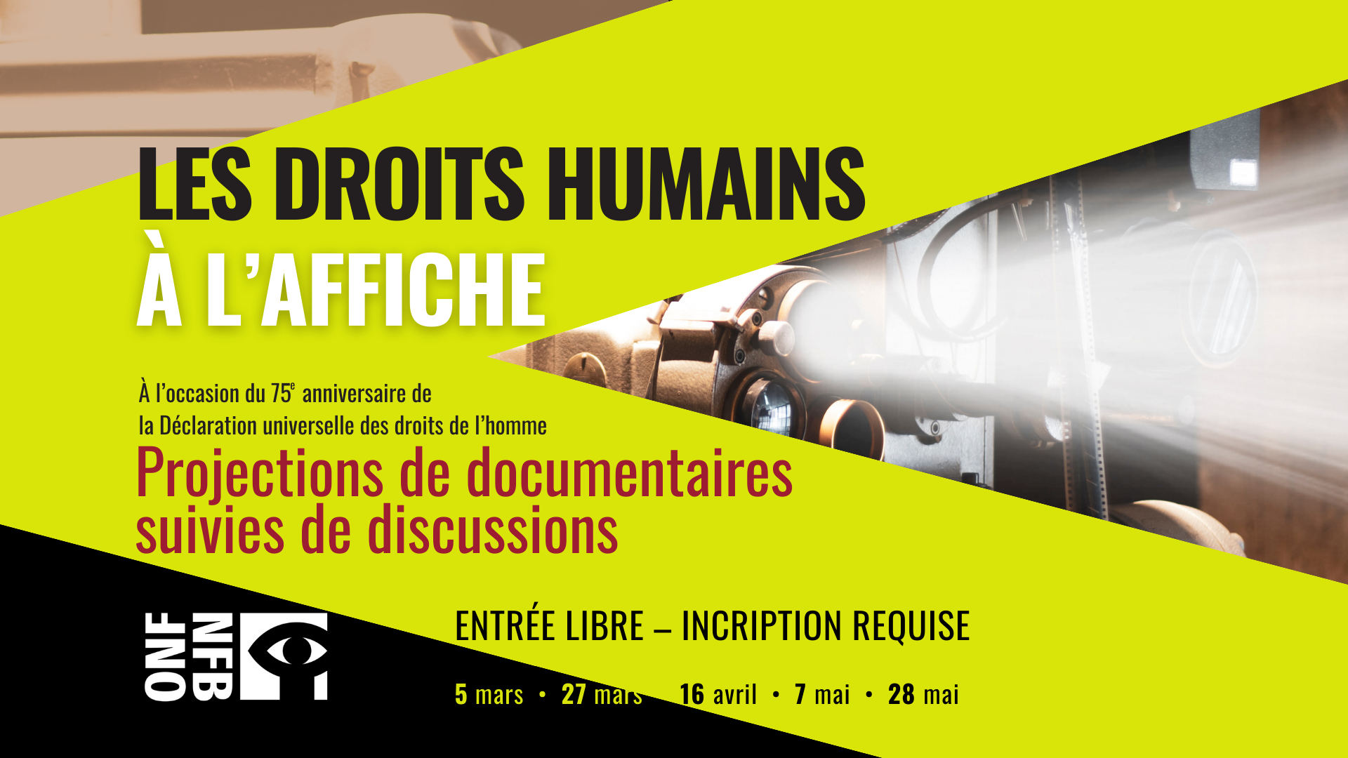 Les droits humains, à l'affiche, édition 2024 - Ligue des droits et libertés